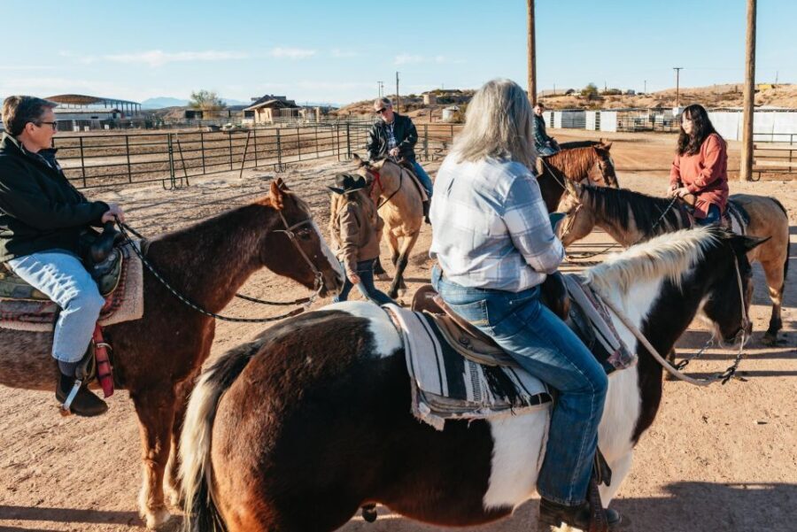 From Las Vegas: Desert Sunset Horseback Ride with BBQ Dinner - Breaking Down the Itinerary