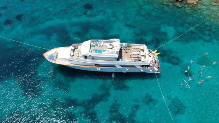 From Pafos: Ocean Flyer VIP Cruise - Adults Only - The Itinerary and Scenic Stops