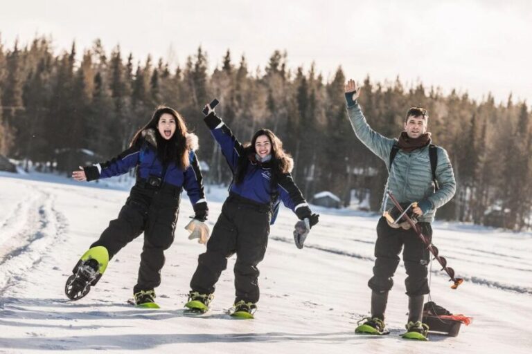 From Rovaniemi: Snowshoeing and Ice Fishing Tour - Exploring the Itinerary in Depth