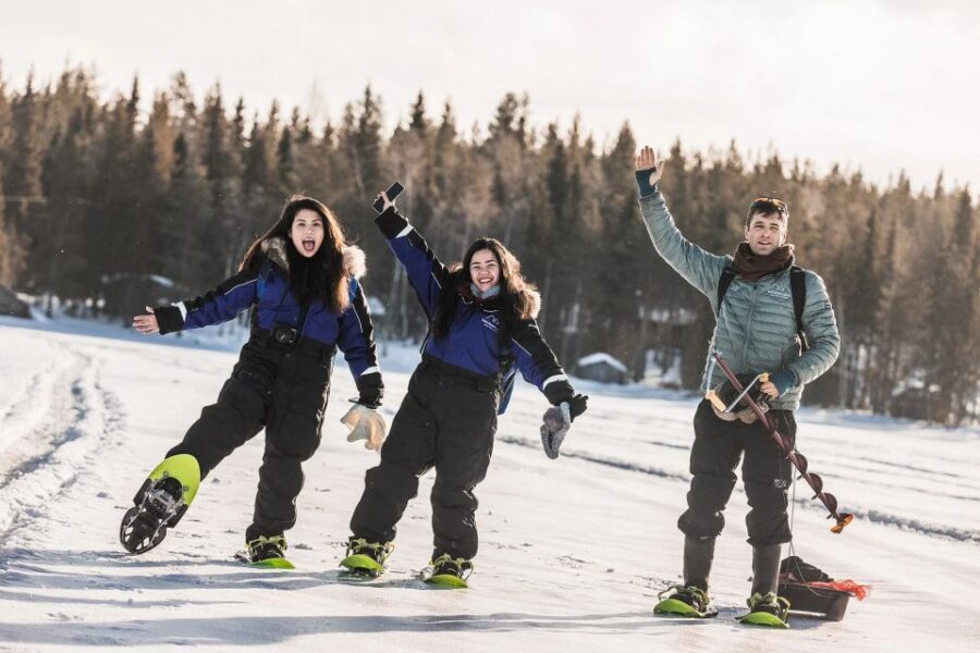 From Rovaniemi: Snowshoeing and Ice Fishing Tour - Exploring the Itinerary in Depth