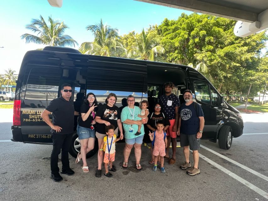 Ft. Lauderdale Airport Shuttle to Miami Port/Hotel Van14pax - Booking and Meeting Details