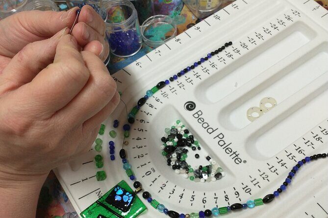 Fused Glass Necklace Class in Estes Park - What to Expect During the Class