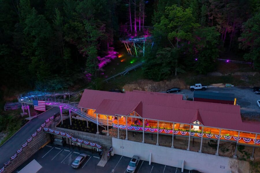 Gatlinburg Moonshine Mountain Coaster Ride - Night Rides and Light Shows