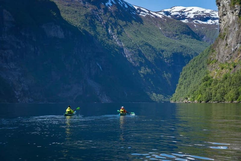 Geiranger: Kayak Tour with Waterfall Views - What the Tour Looks Like: Step by Step