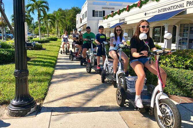 Guided Electric Trike Tour - Downtown Naples Florida - The Value of the Tour