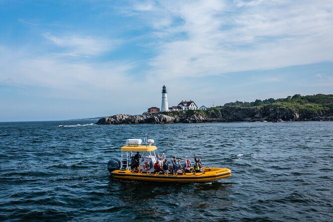 Guided RIB Boat Adventure of Casco Bay - Deep Dive into the Stops