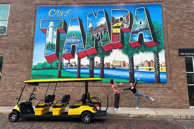 Guided Tampa Sightseeing Tour in New Street Legal Golf Cart - What to Expect from Your Guide and Group