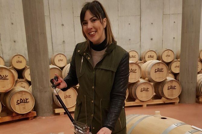 Guided tour glass in hand with wine tasting directly from the barrel - The Logistics: What Travelers Should Know