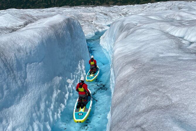 Helicopter and Glacier Paddle Boarding -PRIVATE - Wildlife and Wilderness