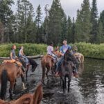 High Mountain scenic trail rides in the Teton Range - The Experience in Detail