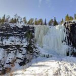 Hiking at Korouoma | Frozen waterfall - The Open Fire Barbecue: Finnish Hospitality in the Wilderness