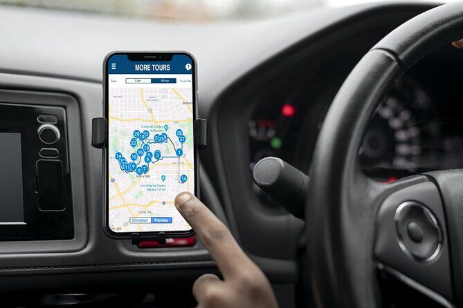 Hollywood Fame & Celebrity Homes Self-Guided Audio Bundle Tour - Navigating the Route and App Experience