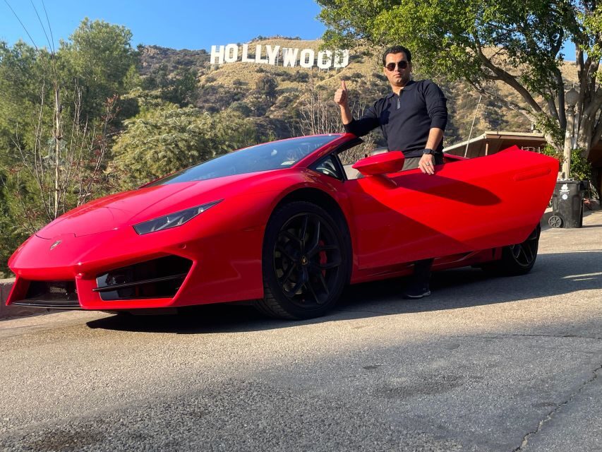 Hollywood Sign 50 Min Lamborghini tour (drive or be driven) - Stunning Views and a Unique Setting