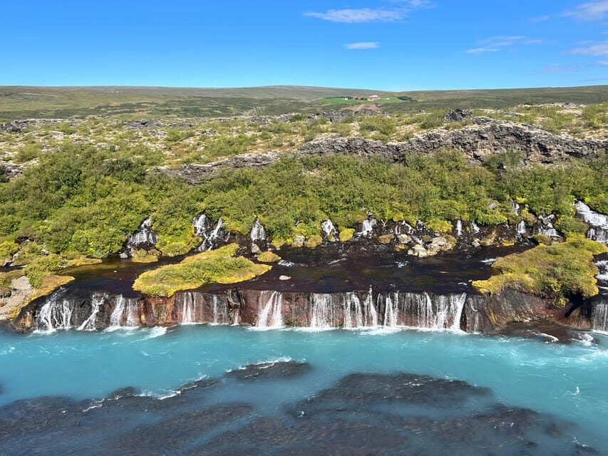 Hraunfossar, Barnafoss+Hvamsvik hot spring Private tour - Exploring Iceland’s Waterfalls: Hraunfossar and Barnafoss