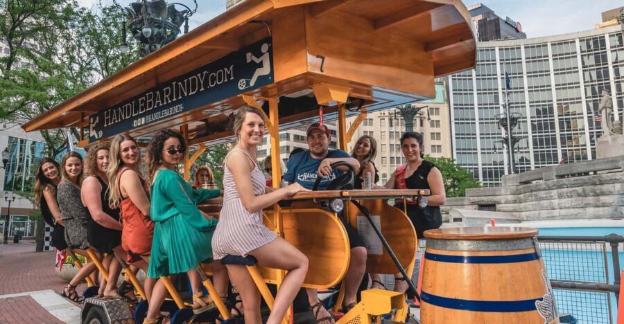 Indianapolis: Open-Air Pedal Pub Tour - The Tour Itinerary in Detail