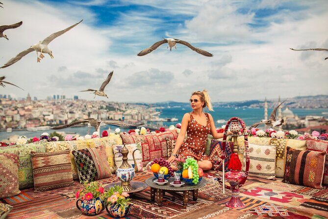 Istanbul Rooftop Photoshoot with Flying Dress - The Cost and What It Covers