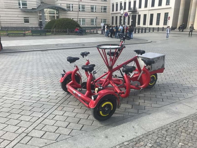 Jetbike Berlin fun bike beer bike - Detailed Breakdown of the Route