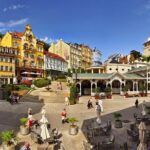 Karlovy Vary including Watchtower and Funicular from Prague - Exploring the Town Center: Elegance and Geysers