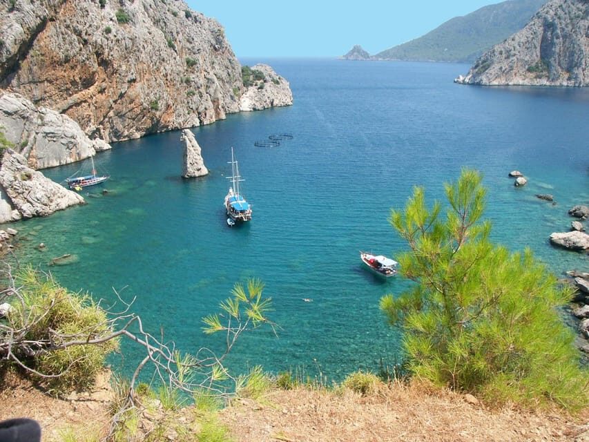 Kemer Porto Genoese-Sazak Bays Boat Trip With Mud Baths - Sazak Bay: Natural Serenity and Snorkeling