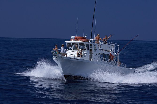 Kona Hawaii Fishing/Snorkel Large Group Private Charter on OE II - The Sum Up