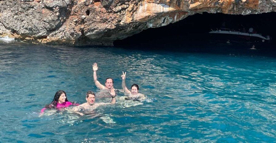 Kotor: Boat Cruise with Blue Cave Swim and Submarine Base - Key Points