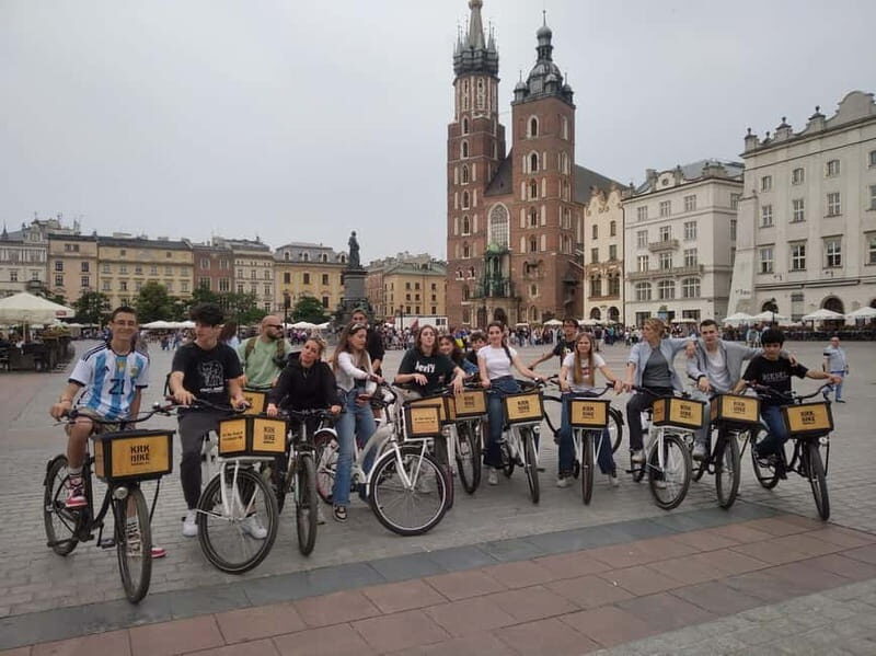 Krakow: 4h Old Town, Jewish Quarter and Getto Bike tour - Itinerary Breakdown: What You’ll See and Experience