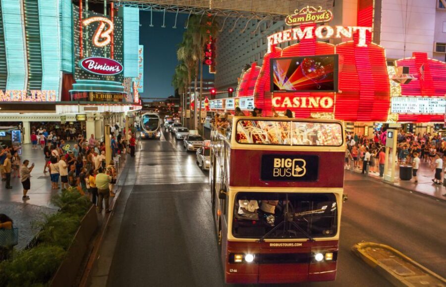 Las Vegas: Sightseeing Night Tour by Open-top Bus - What It’s Like on the Bus