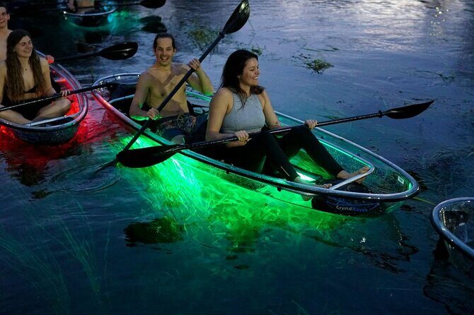 LED Glow in the Dark Clear Kayak or Clear Paddleboard in Paradise - Who Will Love This Tour?