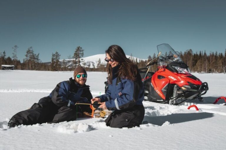 Levi: Snowmobile Safari with Ice Fishing and Outdoor Lunch - An In-Depth Look at the Tour