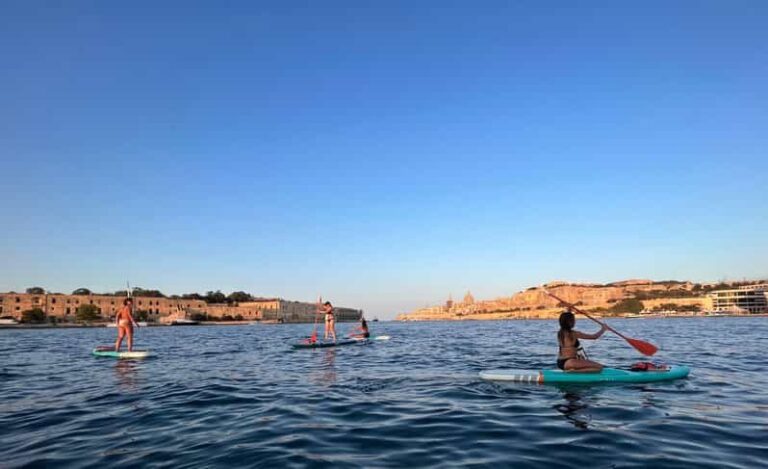Manoel Island SUP Adventure - A Detailed Look at the Tour Itinerary