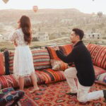 Marriage proposal surprise with breakfast balloons - The View and Atmosphere