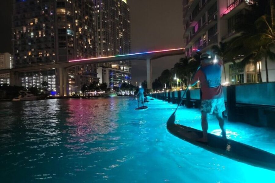 Miami: City Lights SUP or Kayak Night Tour - The Activity and Equipment