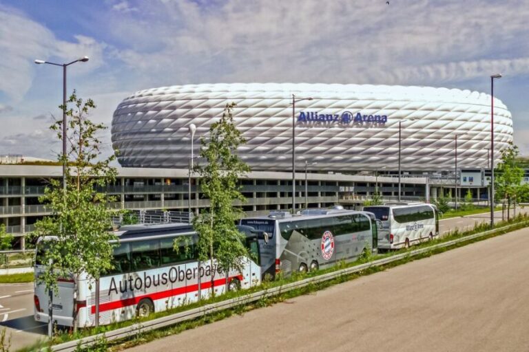 Munich: City Bus Tour & FC Bayern Munich Allianz Arena Tour - Inside the Stadium: Allianz Arena