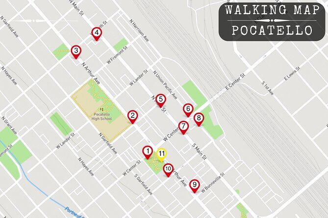 Murder Mystery Detective Experience in Pocatello ID - Detailed Breakdown of the Route and Stops