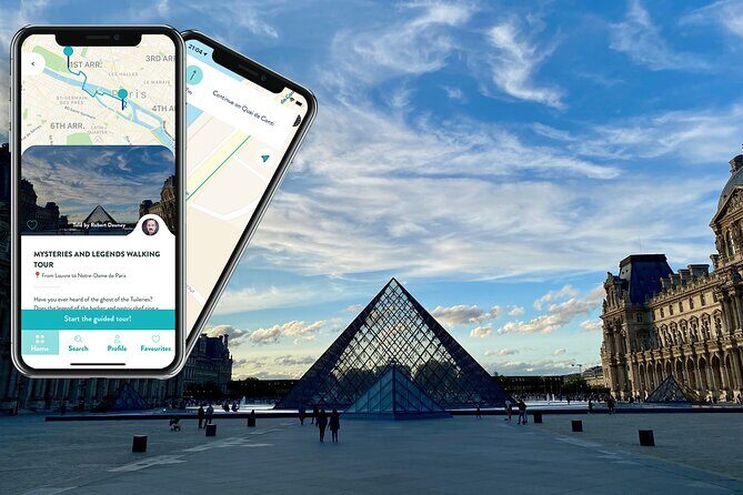 Mysteries & Legends, smartphone audioguided walking tour - User Experience: Navigating and Technical Details