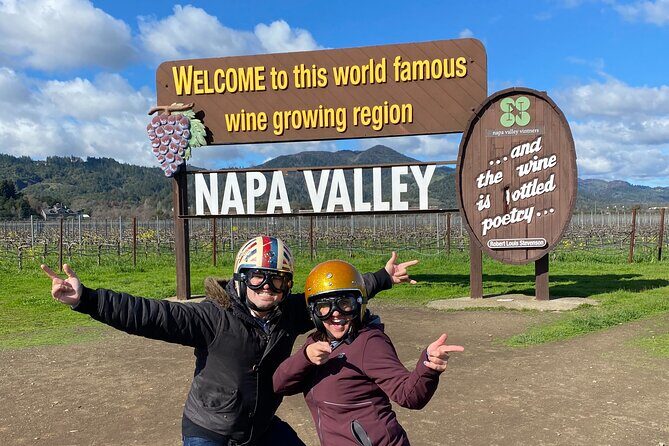 Napa Valley Classic Sidecar Wine tours - The Practicalities