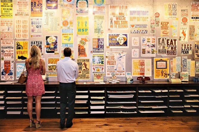 Nashville Hatch Show Guided Letterpress Tour with Souvenir Poster - The Itinerary in Detail