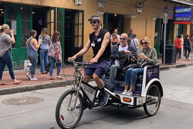 New Orleans Pedicab French Quarter Tour - The Guide Experience and Guest Satisfaction