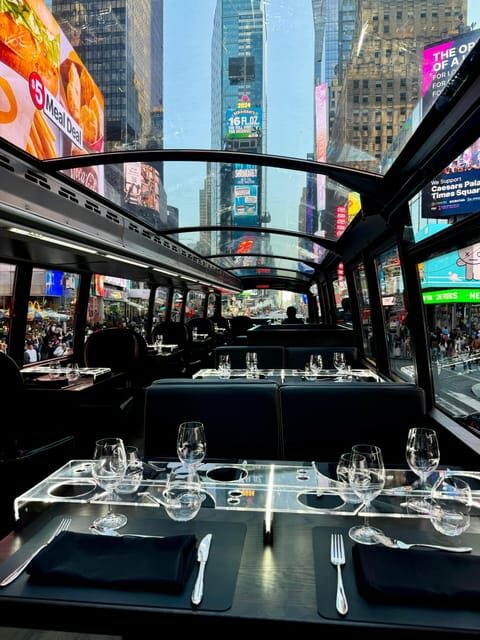 New York City: Bustronome Gourmet Lunch Tour on a Luxury Bus - The Route in Detail
