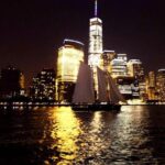 New York City Skyline Lights Sail - Setting Sail to See New York’s Nighttime Glory