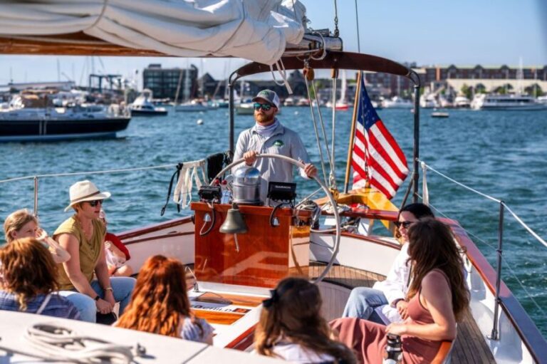 Newport: Day Sailing and Sightseeing Boat Tour on a Schooner - The Itinerary and Sights