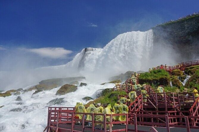 Niagara Falls: USA + Canada Tour with Cave, Boat Ride and Lunch - Crossing the Border at Rainbow Bridge