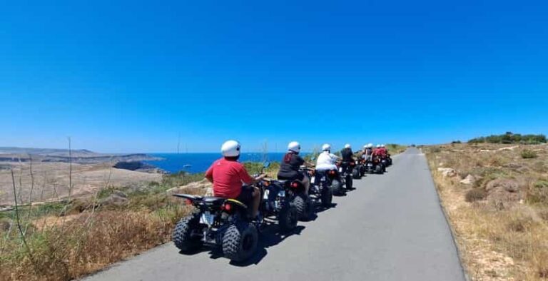 North Malta: Quad Bike Tour with Scenic Land, Sea & Swimming - Swimming and Relaxation