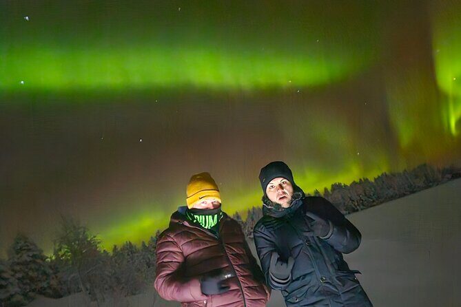 Northern Lights Auroras from Kemi-Tornio with Pickup - In The Sum Up