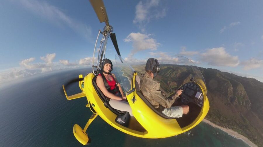 Oahu: Gyroplane Flight over North Shore of Oahu Hawaii - The Value of the Experience
