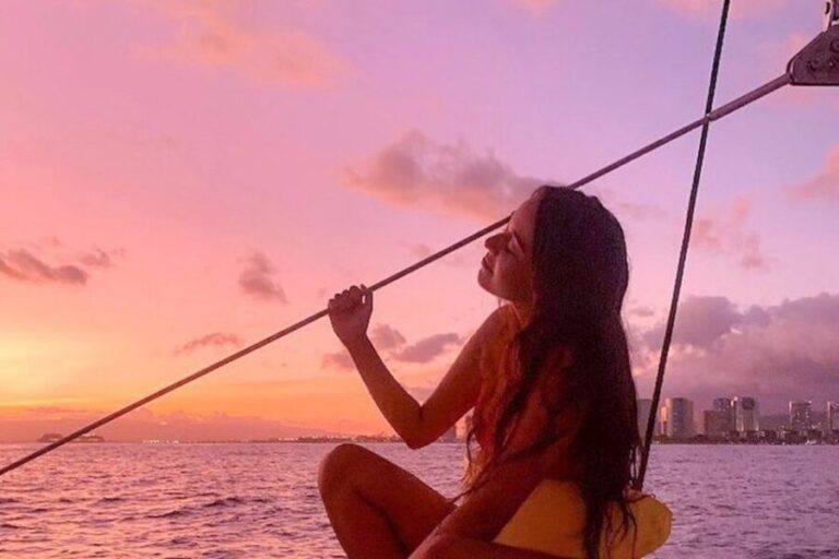 Oahu: Waikiki Sunset Catamaran Sail and Swim - How the Itinerary Breaks Down
