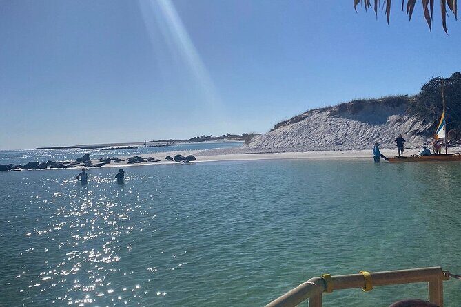 Original CRUISIN TIKIS 3 Hour Cruise, Snorkel, Swim/float Sandbar - The Itinerary: What You Can Expect
