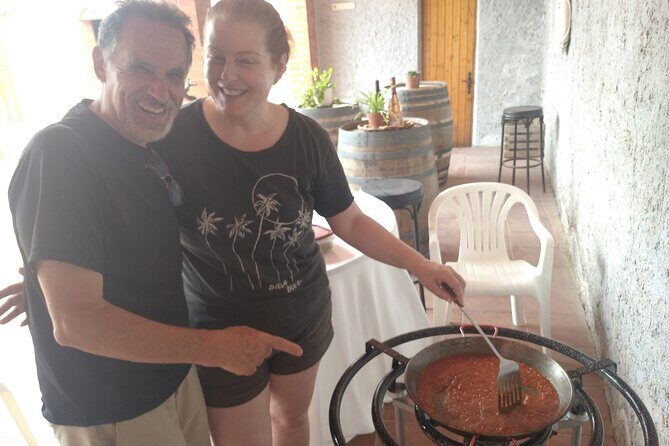 Paella Class, Winery and Bike Ride with Hotel Pickup from Sitges - Cycling Through Vineyards: Easy, Beautiful, and Rewarding