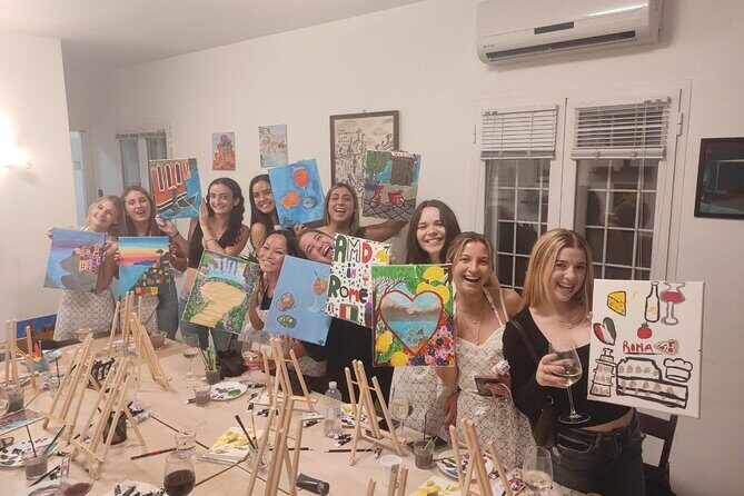 Paint and Free Flowing Wine Art Class in Rome - The Artistic and Cultural Appeal
