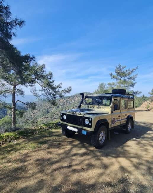Paphos: Troodos Mountains Jeep Tour with Wine Tasting - The Itinerary in Detail